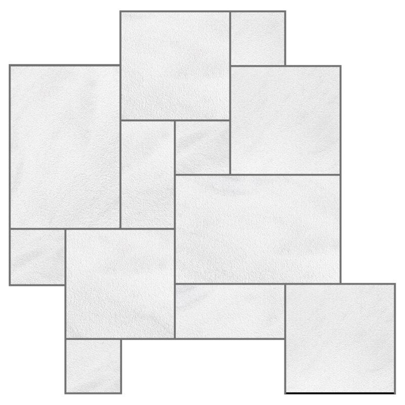 Arctic Cloud Marble French Pattern – Camosse Masonry Supply