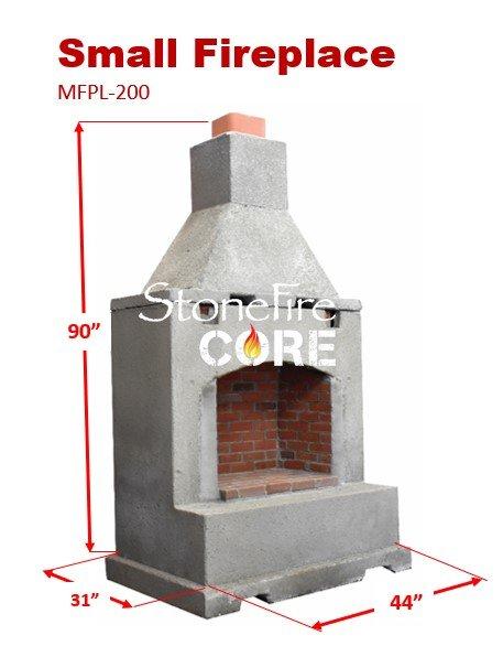 Small Fireplace – Camosse Masonry Supply